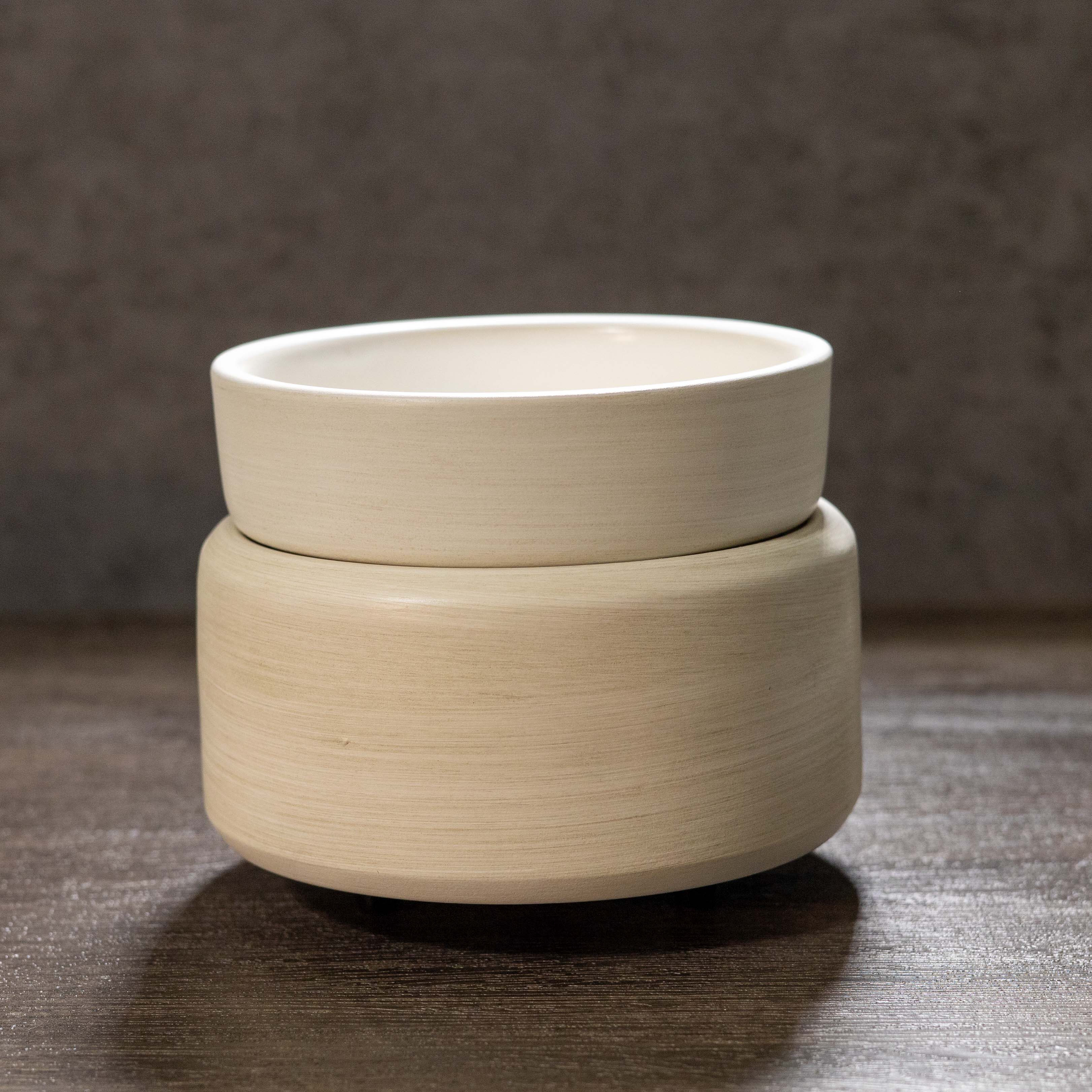 Stone Ivory 2-IN-1 Candle Warmer – Dewdrop Mystique – Dewdrop Mystique LLC